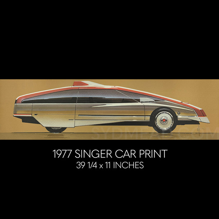 Singer Car Print, 1978 – The Official Syd Mead Store